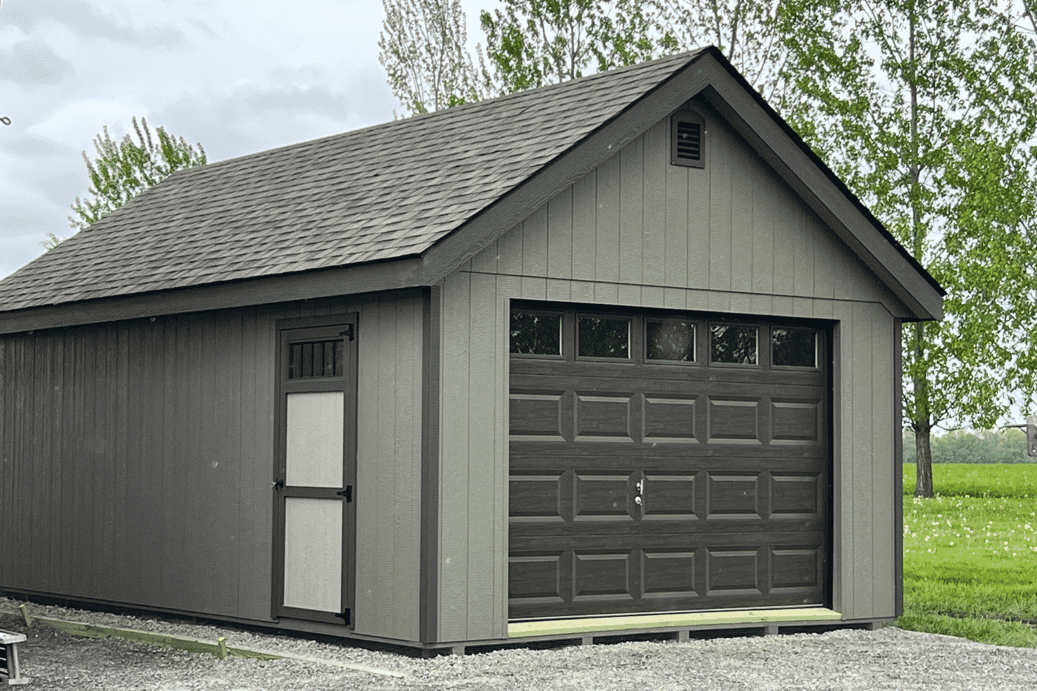 Custom 14x24 Chalet Garage in Leicester, NY | Sheds by Fisher